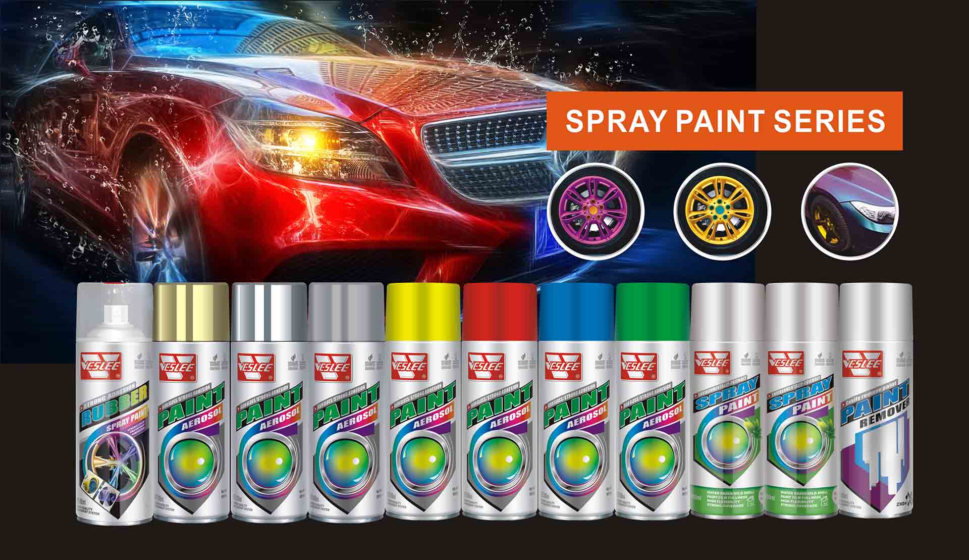 Veslee Car Care Products and Spray Paint Manufacturer OEM brand